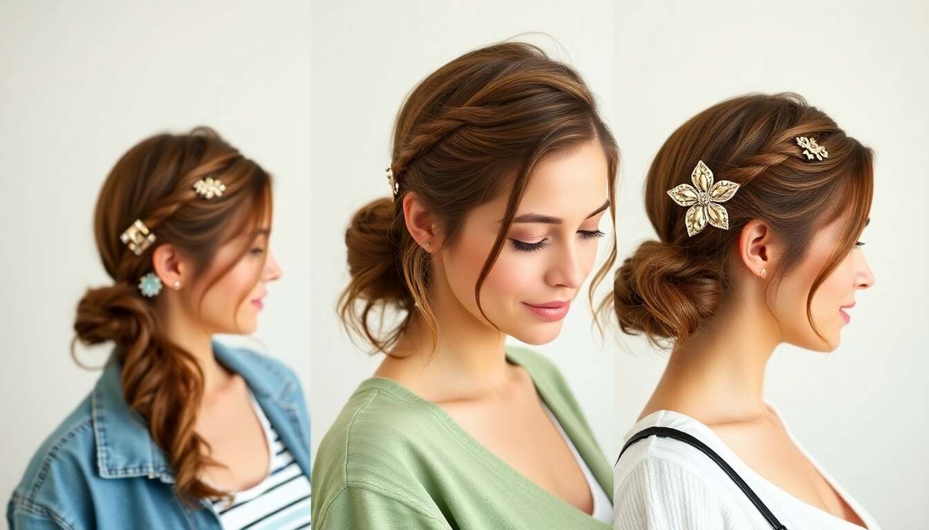 Découvrez comment sublimer vos coiffures avec des barrettes tendance