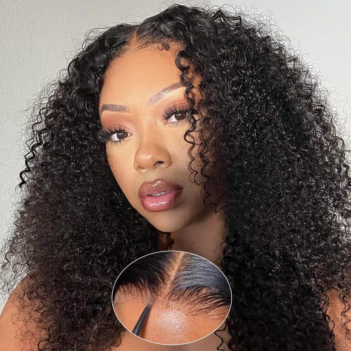 Avis sur la perruque sans colle 26" bouclée 180% density glueless wig