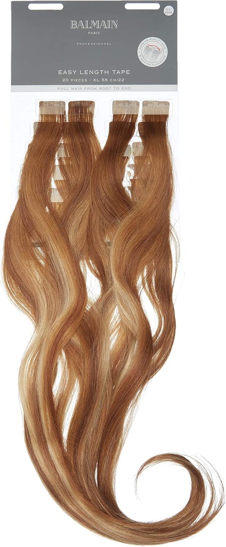 Test des extensions Balmain Easy Length 55 cm blond doré